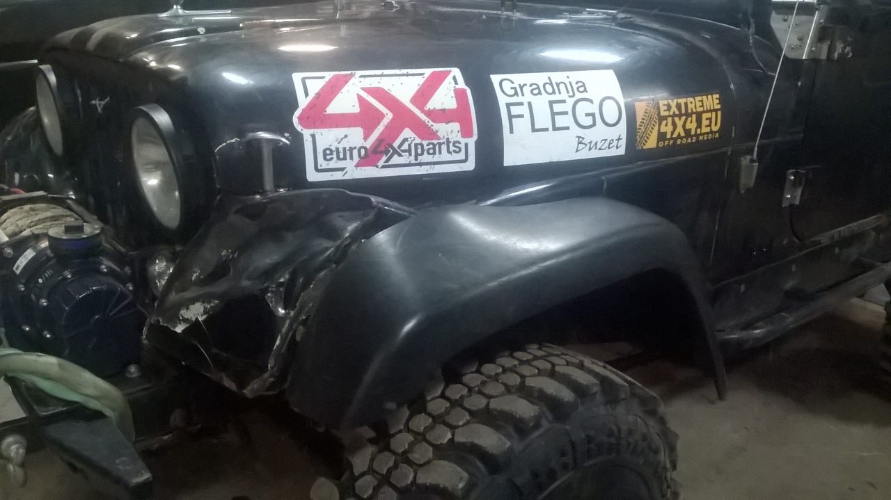 Jeep CJ7 Externe rolkooi en tube fenders – Custom Offroad